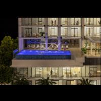 China 1:50 Reem Eight Residence 3D Printed Architectural Model with Illumination 220cm for sale