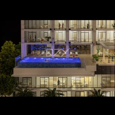 China 1:50 Reem Eight Residence 3D Printed Architectural Model with Illumination 220cm for sale