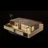 China 1:50 Scale Villa Architectural Model - ABS, Acrylic, Wood Materials - 43KG Real Estate Display Model for sale