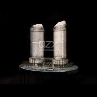China 1/100 Abu Dhabi C11-15 Residence Model Architectural Models With Illumination for sale