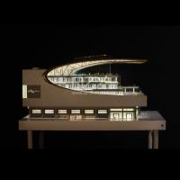China 1:100 Scale Guangzhou MixC Mall Architectural Model with 4000K LED Lighting and 100KG Weight for Professional Display for sale