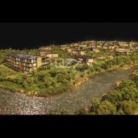 China 1:200 Bulgaria RU Homes Villa Model Handmade 3D Printing Miniature Architectural Model with 4000K Warm White Illumination for sale