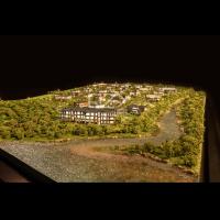 China 1:200 Bulgaria RU Homes Villa Model Handmade 3D Printing Miniature Architectural Model with 4000K Warm White Illumination for sale