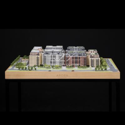 China 1/350 Clapham Park Apartment Model Interior Decoration Physical Model For Display / Study for sale