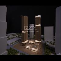 China 1:1000 Concept Architectural Model ABS Maple Wood Handmade 50kg Display for sale