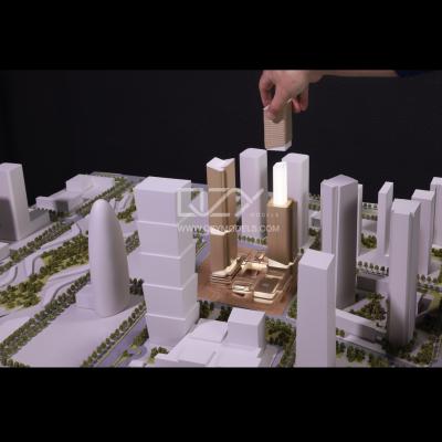 China 1:1000 Concept Architectural Model ABS Maple Wood Handmade 50kg Display for sale
