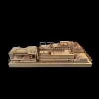 China 1:150 Office Building Model ABS Acrylic Wood Handmade 3D Printing Laser Cutting for sale