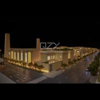 China 1:100 Riyadh BASO Office Building Architectural Model with 4000K Warm White Illumination for sale
