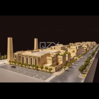 China 1:100 Riyadh BASO Office Building Architectural Model with 4000K Warm White Illumination for sale