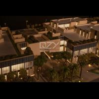China 1:100 Riyadh BASO Office Building Architectural Model with 4000K Warm White Illumination for sale