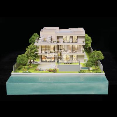 China 1:50 Scale Realistic Villa Model with LED Lighting for sale