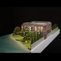 China 1:50 Scale Realistic Villa Model with Illumination for sale