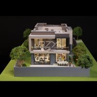 China 1:50 Scale Realistic Villa Model with LED Lighting for sale