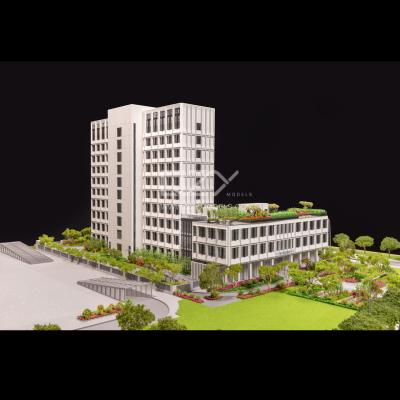 China 1:150 Shenzhen Guangming Procuratorate Office Building Model ABS Acrylic Handmade for sale