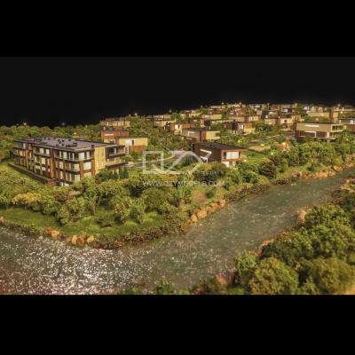 China 1:200 Scale Bulgaria RU Homes Villa Model 100KG Handmade Architectural Display for sale