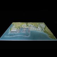 China 1:2000 Scale Nador West Med Port Complex Miniature Building Model ABS 45-Day Production for sale