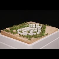 China 1:300 Scale Tirana Residential Architectural Model Handmade ABS Acrylic 25 Day Lead Time for sale