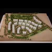 China 1:300 Scale Tirana Residential Architectural Model Handmade ABS Acrylic 25 Day Lead Time for sale