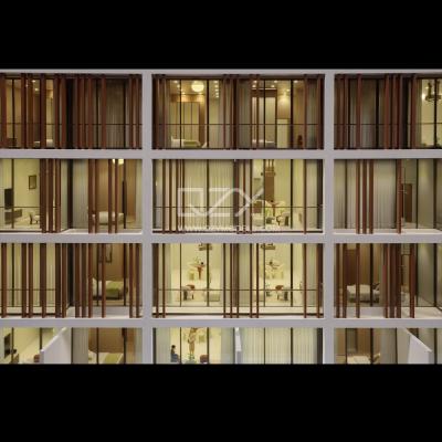 China 1:30 Scale Luxury Apartment Model with iPad Controlled Lighting for Dubai Real Estate for sale