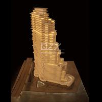 China 1:200 Scale Handmade Solid Wood Architectural Concept Model with Realistic Detail for sale