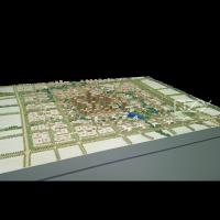China Aecom 1:1000 Scale Handmade Realistic Miniature Building Model for Shanghai Jiading City Planning for sale