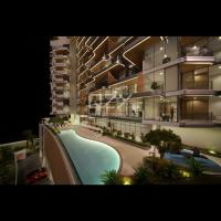 China 1:75 Scale MAJAN Apartment Tower Architectural Model 4000K Warm White Light Handmade for sale
