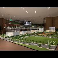 China 1:125 Scale Ningbo K11 Architectural Model with Laser Cutting and Full Lighting System for sale