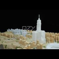 China 1:500 Mecca Mathaba Urban Planning Sand Table Model with Warm White 4000K and Cool White 6000K Lighting for sale