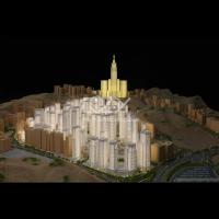 China 1:500 Mecca Mathaba Urban Planning Sand Table Model with Warm White 4000K and Cool White 6000K Lighting for sale