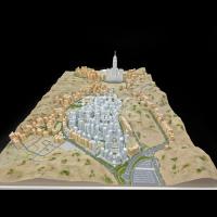 China 1:500 Mecca Mathaba Urban Planning Sand Table Model with Warm White 4000K and Cool White 6000K Lighting for sale