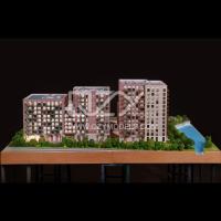 China 1:100 Scale Chelsea Architectural Model with Warm Lighting Handcrafted Details for sale