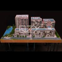 China 1:100 Scale Chelsea Architectural Model with Warm Lighting Handcrafted Details for sale