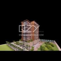China 1:100 Scale Architectural Model of Dubai Island with Full Lighting for Luxury Residential Display for sale