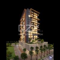 China 1:100 Scale Architectural Model of Dubai Island with Full Lighting for Luxury Residential Display for sale