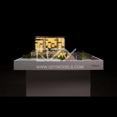 China 1:100 Scale Architectural Model with Full Lighting for Dubai Ellington Properties Project for sale