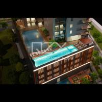 China 1:100 Scale Dubai Heilbronn Residential Building Model with Full Lighting Handmade Craftsmanship for sale