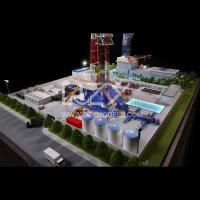 China 1:100 Scale Nigeria Oil Project Industrial Model ABS Acrylic Handmade Craftsmanship 4000K LED Lighting for sale