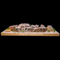 China 1:110 Angle Gate Model with 4000K Warm White Lighting Handmade British Vintage Architecture for sale