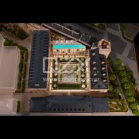 China 1:180 Scale Architectural Model of The Maybourne Hotel with Handmade Craftsmanship and LED Lighting for sale