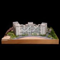 China 1:180 Handmade Architectural Scale Model with 4000K Warm White Illumination and Millimeter Precision for sale