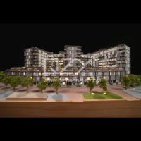 China 1:180 Handmade Architectural Scale Model with 4000K Warm White Illumination and Millimeter Precision for sale