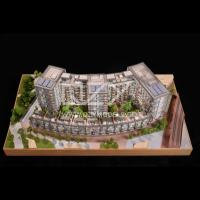 China 1:180 Handmade Architectural Scale Model with 4000K Warm White Illumination and Millimeter Precision for sale