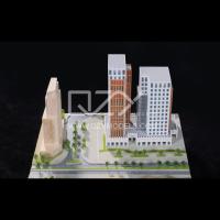 China 1:1000 Scale Architectural Model Natural Wood Tone White Minimalist Design Mathaba Project for sale