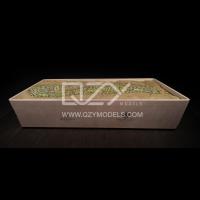 China 1:1000 Scale Handmade Sand Table Model Realistic Landscape Restoration for Wadi Safar Project for sale