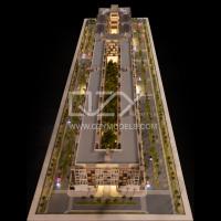 China 1:200 Handmade Architectural Model Trump Plaza Jeddah ABS Acrylic Custom for sale