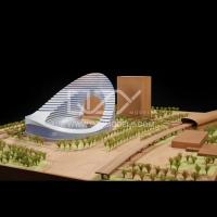 China 1:500 KPF Xi'an Daxia Xixian Hotel Model for sale
