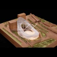 China 1:500 KPF Xi'an Daxia Xixian Hotel Model for sale