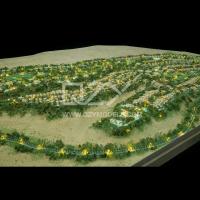 China 1:800 Wadi Safar Desert Oasis Miniature Model with Full Landscape Lighting for sale