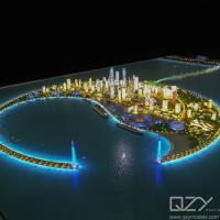 China 1:1000 Hainan Airlines Nanhai Island Urban Planning Architectural Model 7m x 4.5m for sale