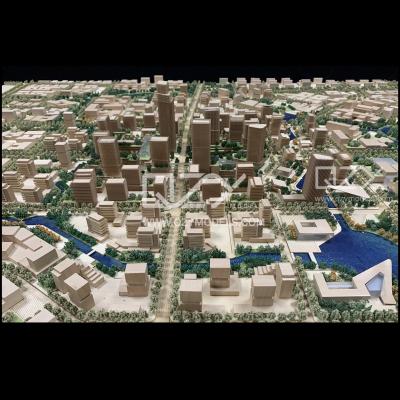 China Custom 1:1000 Urban Masterplan Scale Model | AECOM Shanghai Jiading Project Case for sale